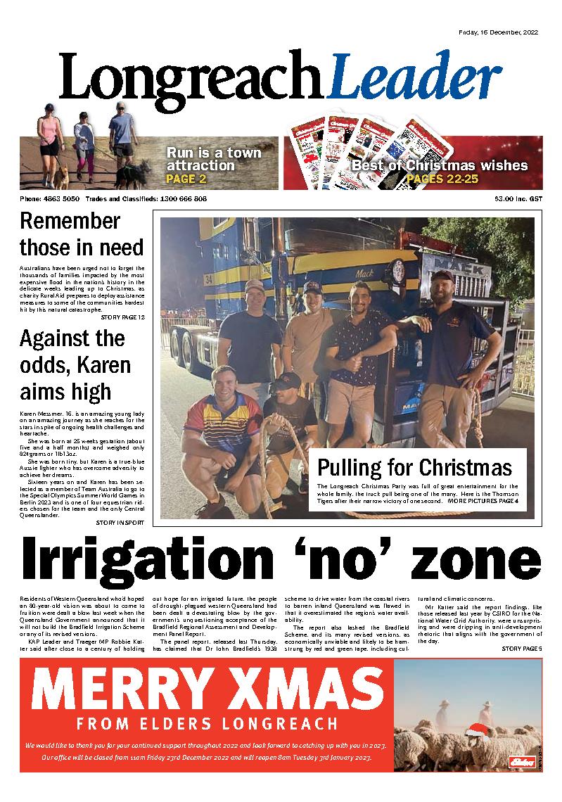 Longreach Leader Today - 16th December 2022 | Leader Today