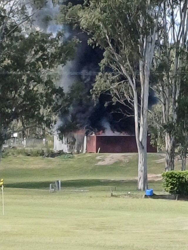 Fire guts golf club shed | Leader Today