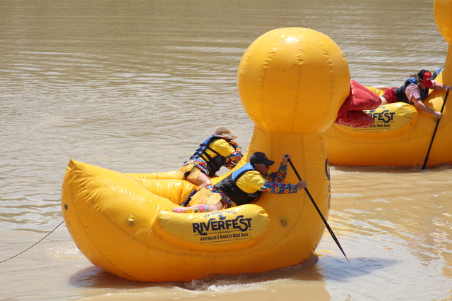 Quacking time at river fest | Leader Today